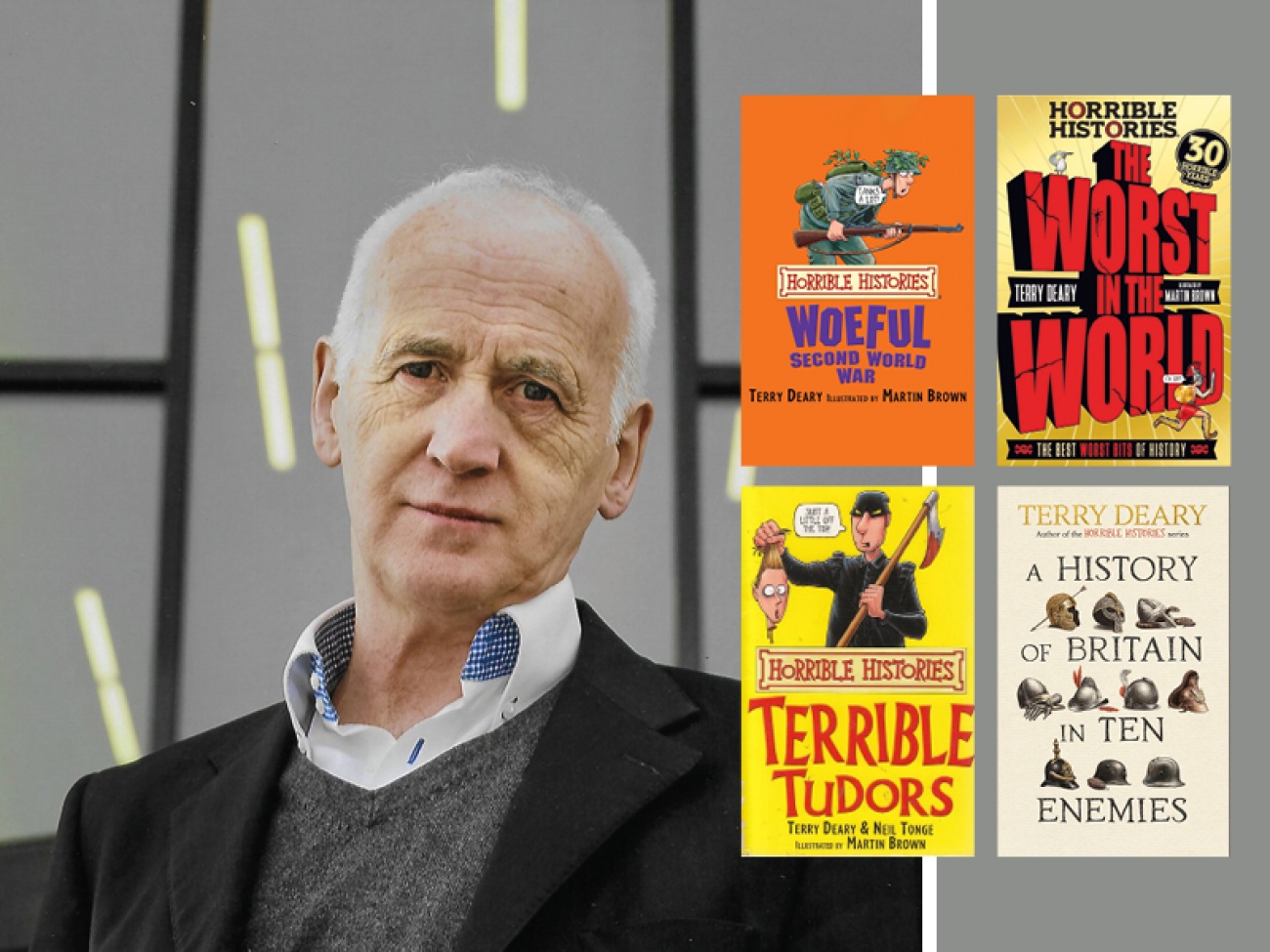Horrible Histories Author Terry Deary On His New Book For Adults 2024 A History of Britain in ...